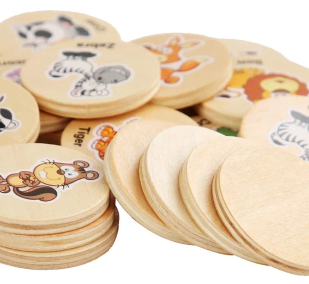 Wooden Animal Buttons Private Early Intervention Program & Centre in ...